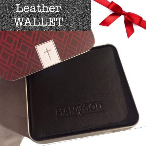 Witness Gear | Bags | Witness Gear Mens Leather Wallet Man Of God Wtt06 ...